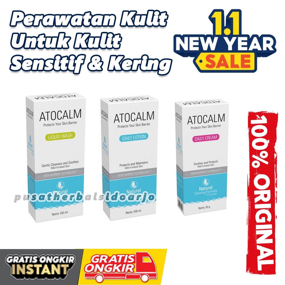 Jual Atocalm Daily Cream 30g | Atocalm Daily Lotion 100 ML | Atocalm ...