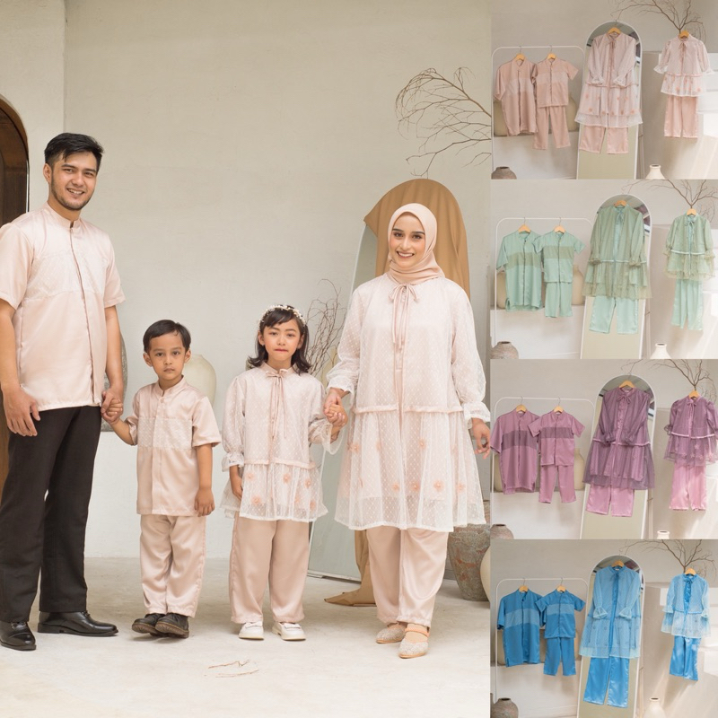 Jual HAJEERA RAYA Series Family Set / Baju Couple Keluarga | Shopee ...