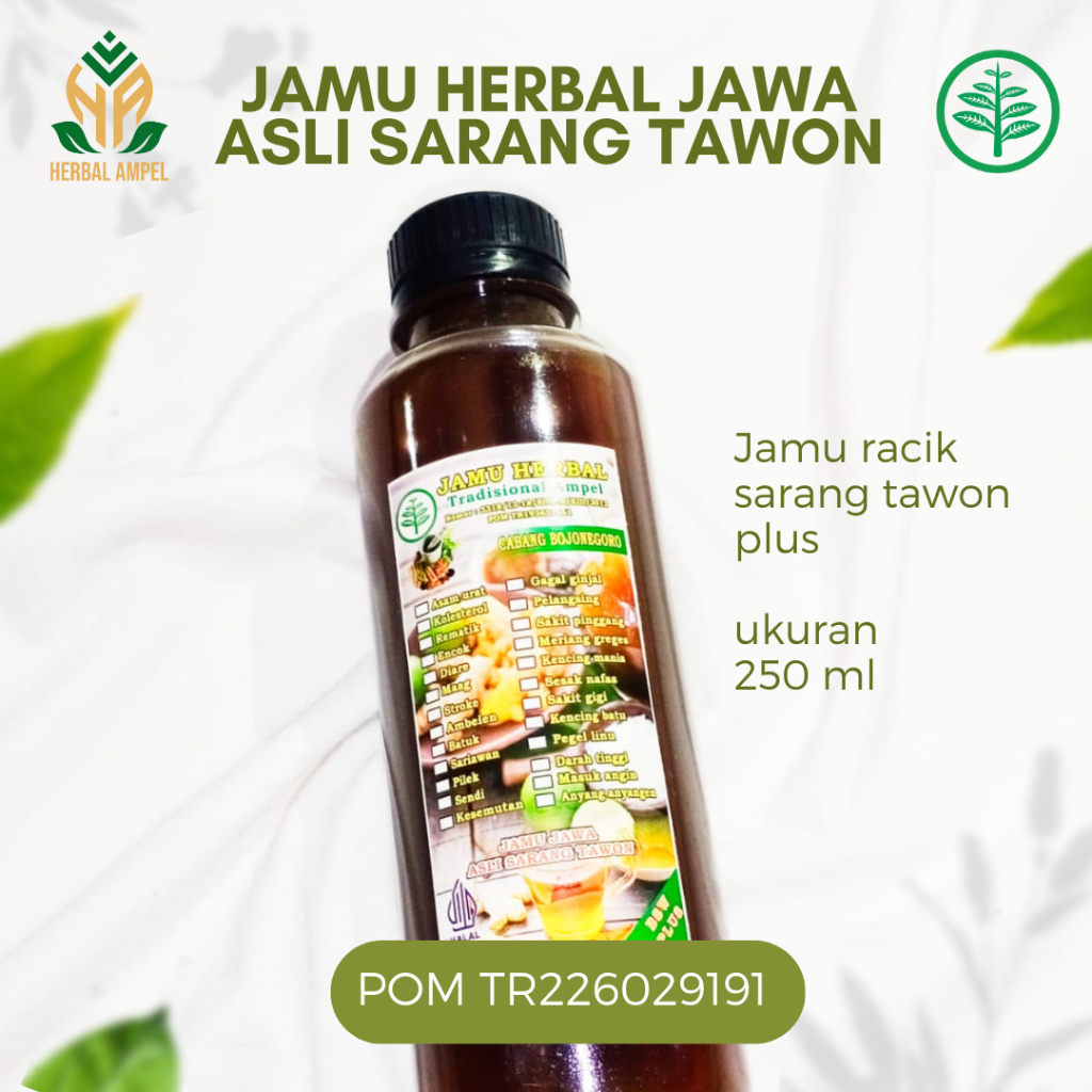 Jual Jamu Herbal Sarang Tawon | Racikan 250 ml | Shopee Indonesia