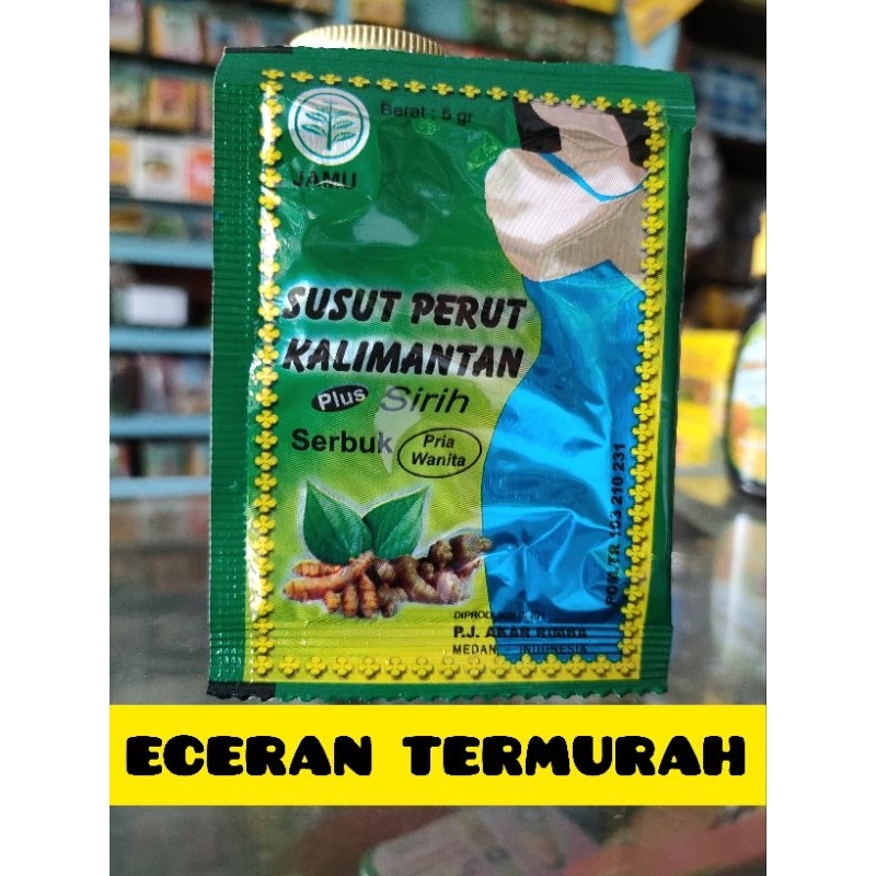 Jual Jamu Eceran Susut Perut Kalimantan 1 sachet | Shopee Indonesia