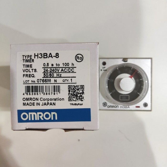 Jual TIMER H3BA-8 220V OMRON ANALOG TIMER 8 PIN H3BA 8 24-240V AC/DC ...