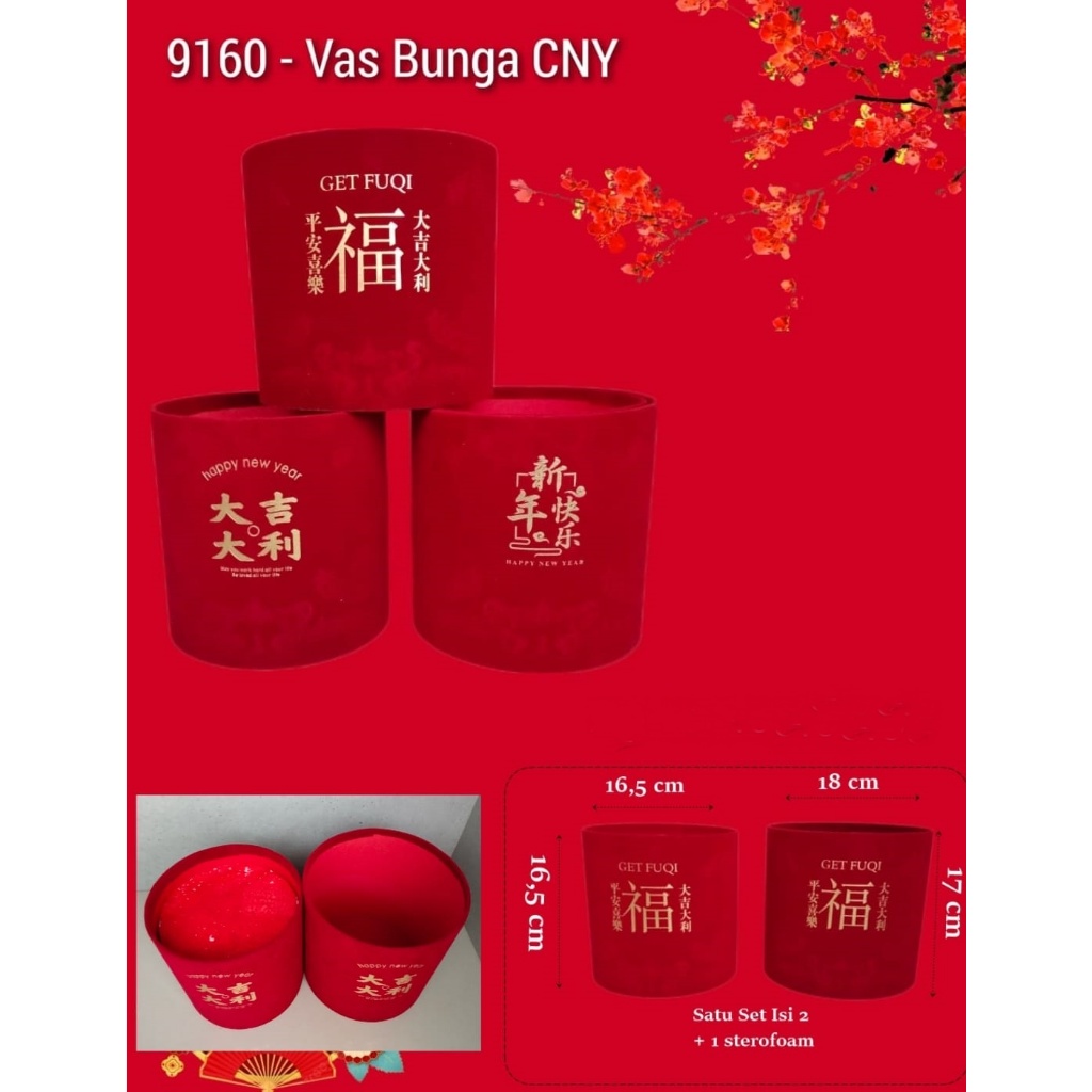 Jual Box bunga CNY/ Box Hampers Imlek | Shopee Indonesia