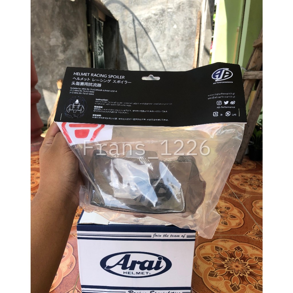 Jual Visor Arai Rx7X Vas-V Original & Spoiler Arai Rx7x | Shopee Indonesia