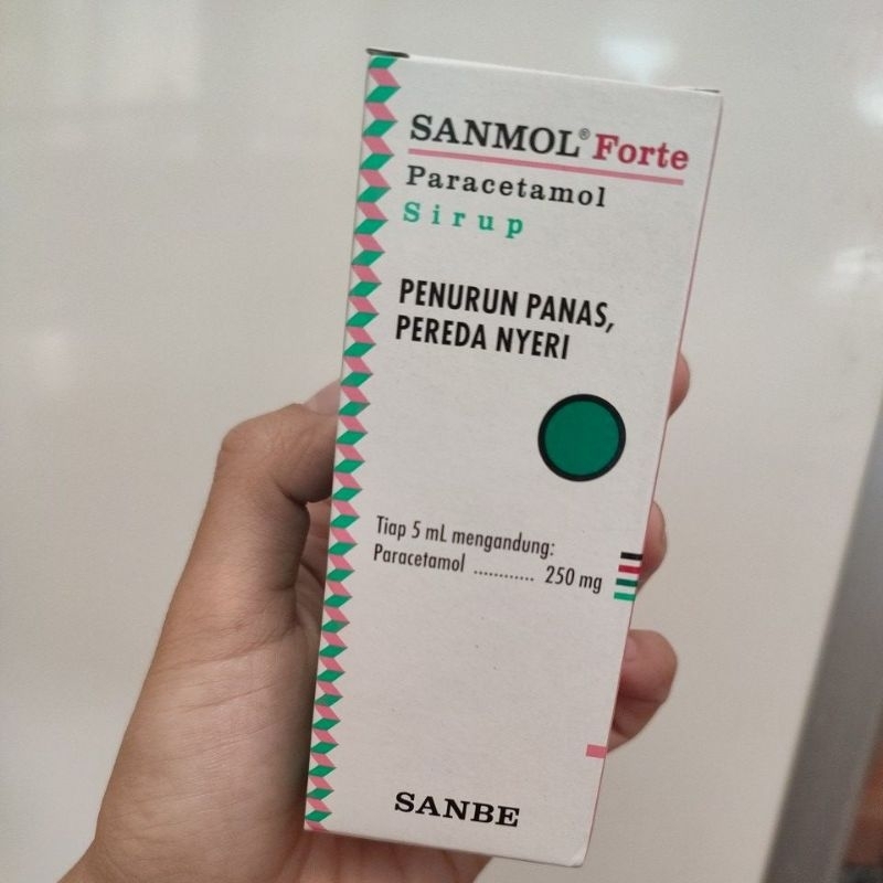 Jual SANMOL FORTE sirup 60ml demam sakit kepala gigi | Shopee Indonesia