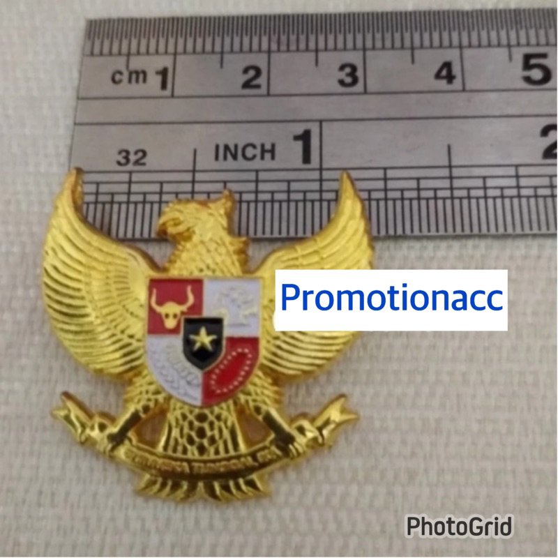 Jual Pin Bros Burung Garuda Cor 3 cm Kuningan Tebal 3 cm Peniti ...