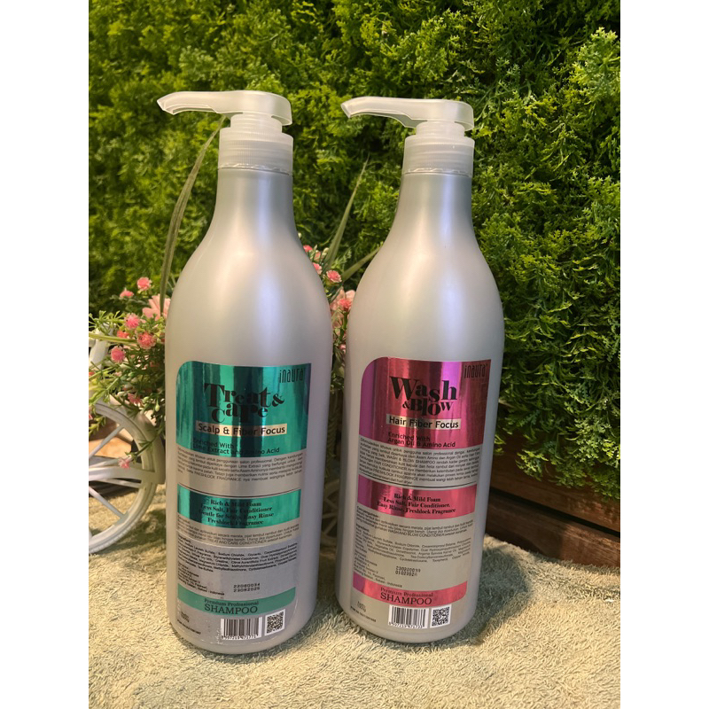 Jual INAURA Shampoo, Conditioner PUMP BOTOL 1 Liter | Shopee Indonesia