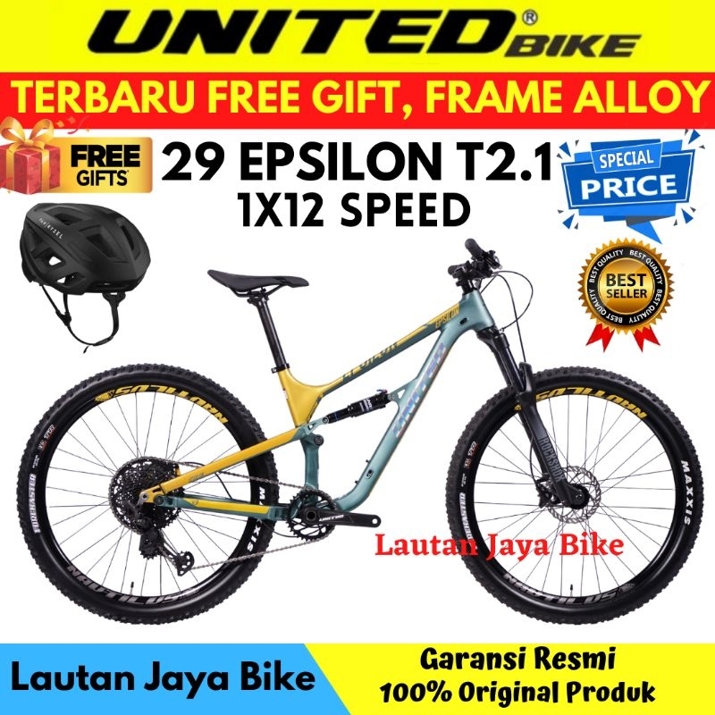 Jual Sepeda Gunung 29 MTB United Epsilon T2.1 | Shopee Indonesia