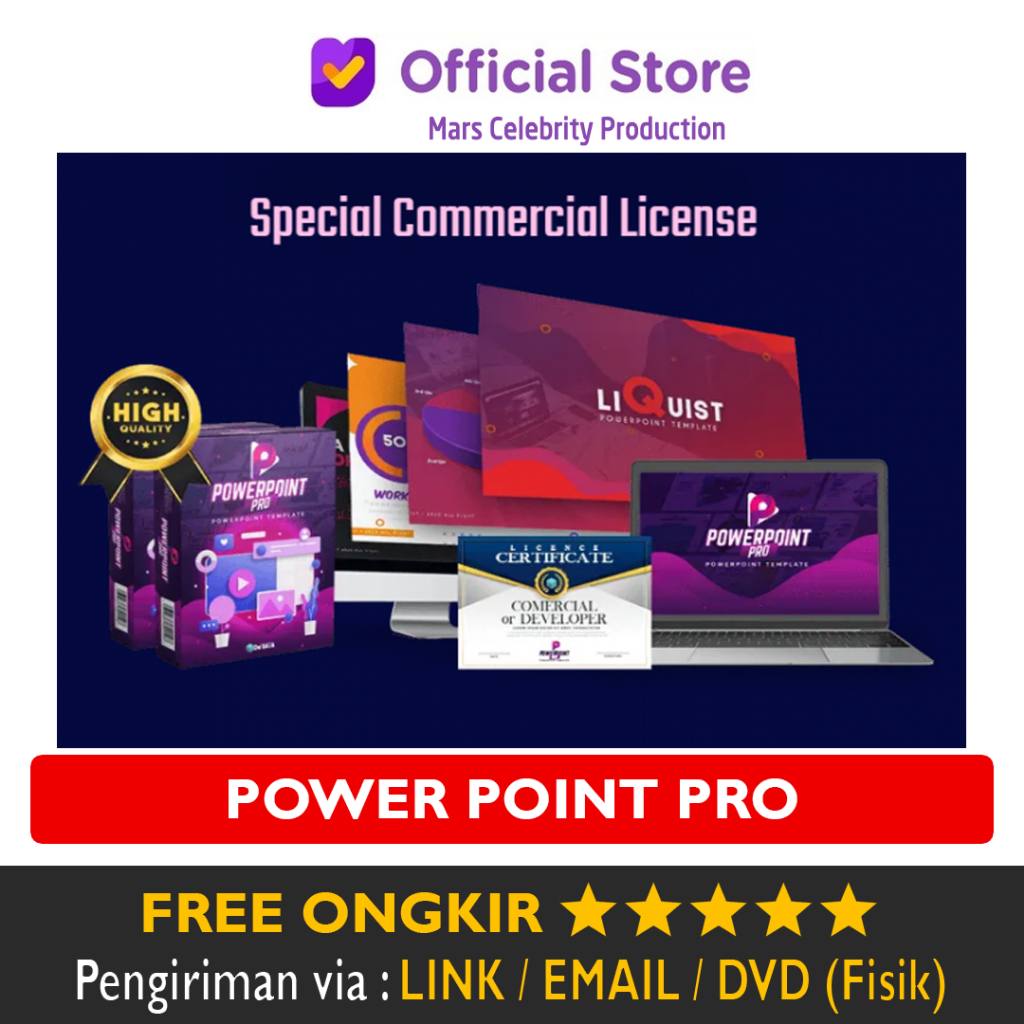 Jual Paket PowerPoint Power Point Pro Premium Video Presentasi Menjadi Lebih Menarik PPT ...