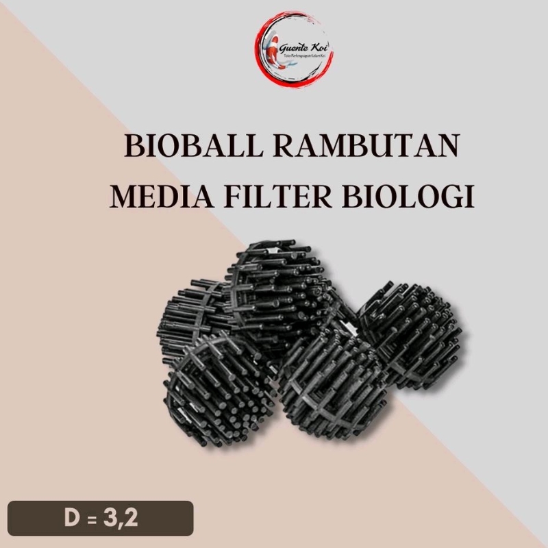 Jual Bioball/Biobal Rambutan Media Filter Biologi Kolam atau Aquarium ...