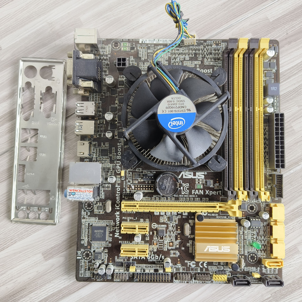 Jual MOBO GAMING ASUS B85M-G + CORE I5 4440S + FAN LGA 1150 | Shopee Indonesia