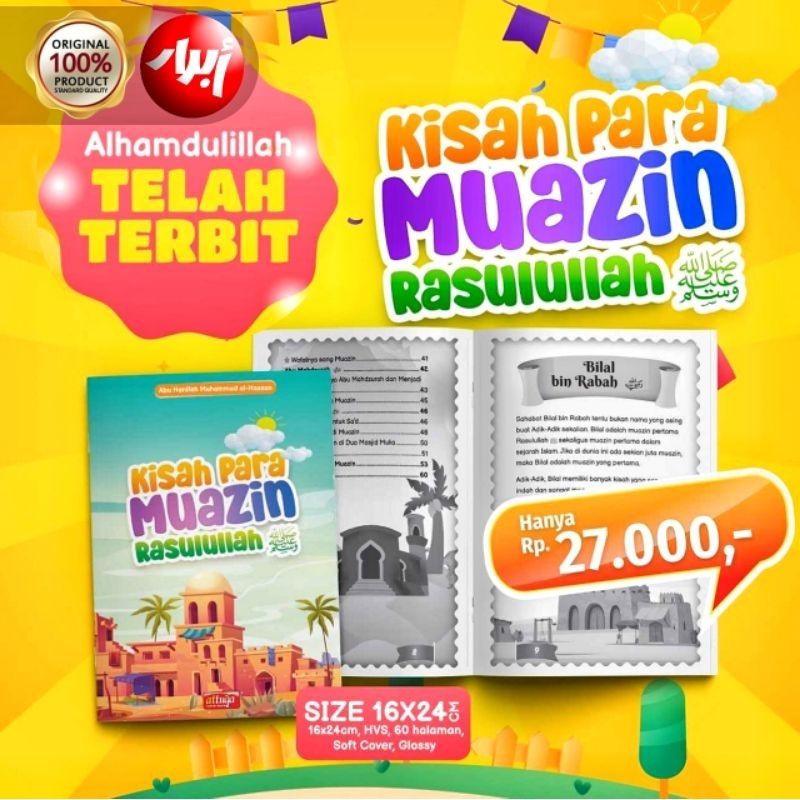 Jual Buku KISAH PARA MUAZIN RASULULLAH - attuqa - cerita para muadzin ...