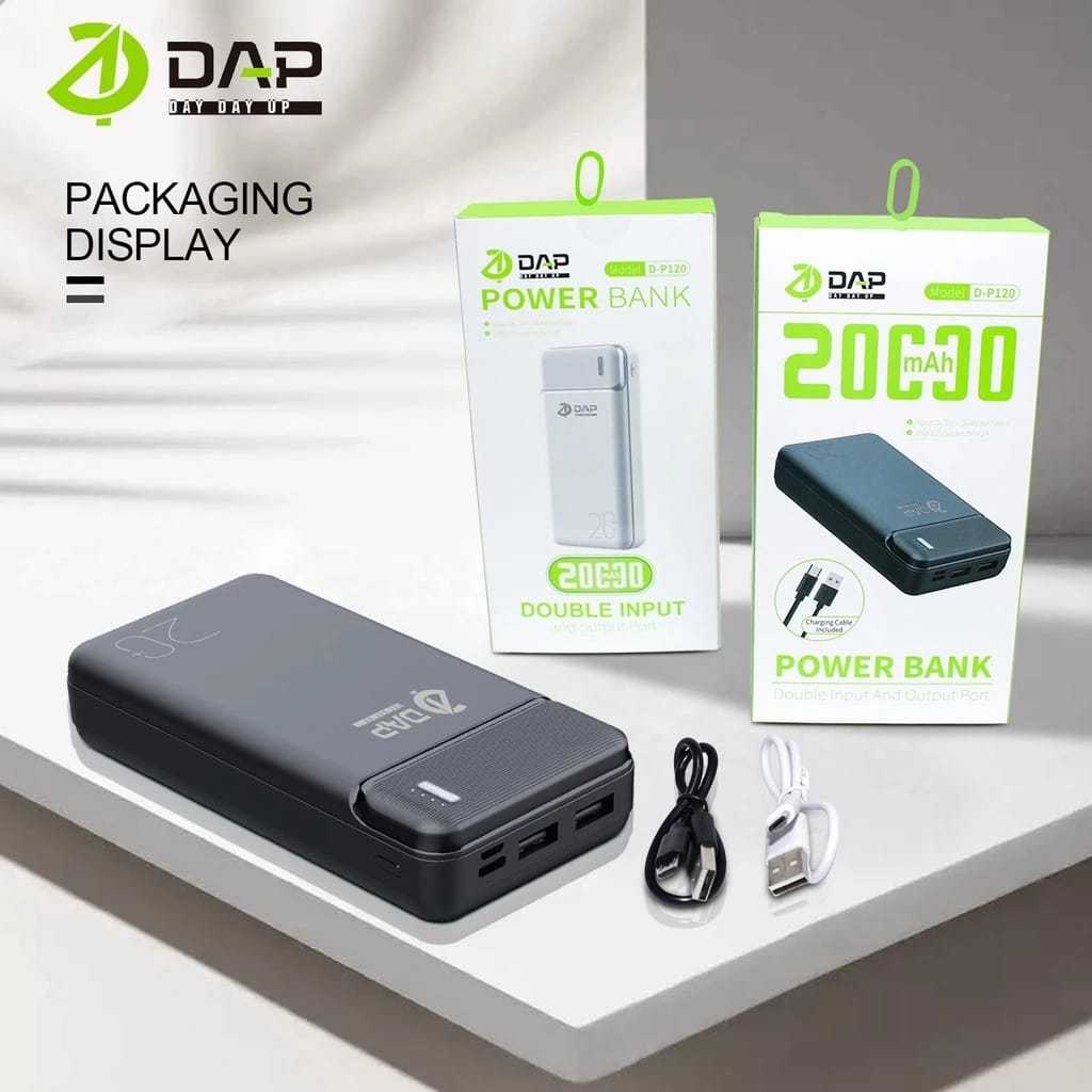 Jual YS Power Bank DAP D-P120 20000mAH ORIGINAL PowerBank DAP D-P120 ...