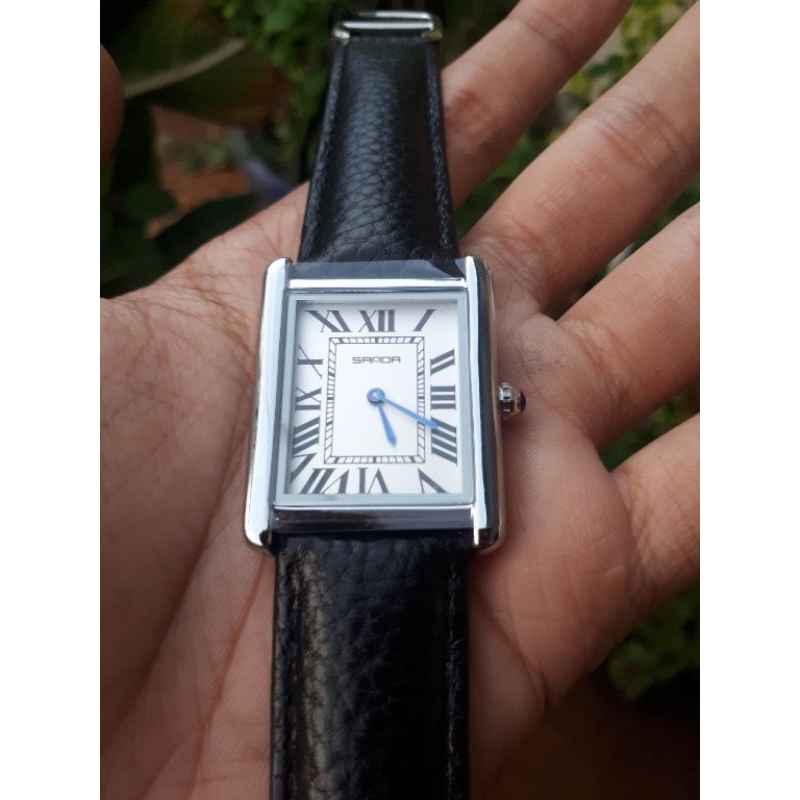 Jual SANDA 9031 Sanda Tank Jam Tangan Wanita Simple Classy Elegan ...