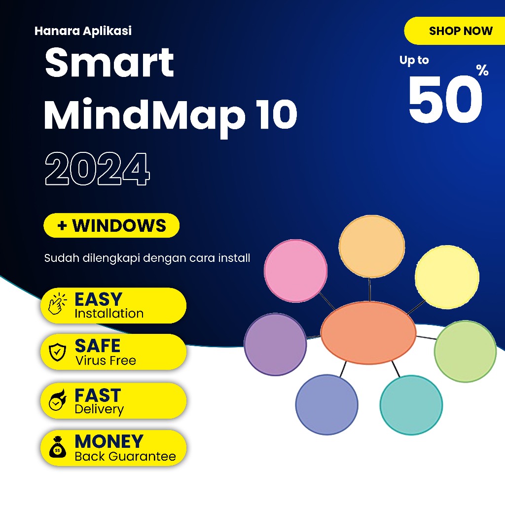 Jual Software Diagram Bisnis: Smart MindMap 10 [WIN] | Shopee Indonesia
