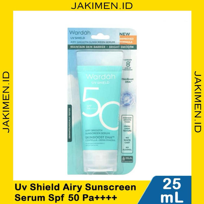 Jual Wardah Uv Shield Airy Sunscreen Serum Spf 50 Pa++ ++ 25mL | Shopee Indonesia