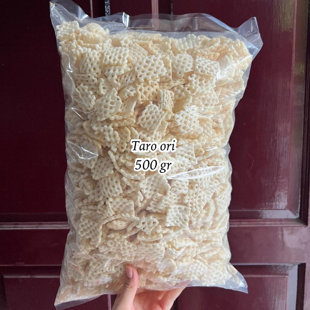 Jual KERUPUK TARO AYAM 500 GRAM | TARO NET RASA BBQ | KERUPUK JARING ...