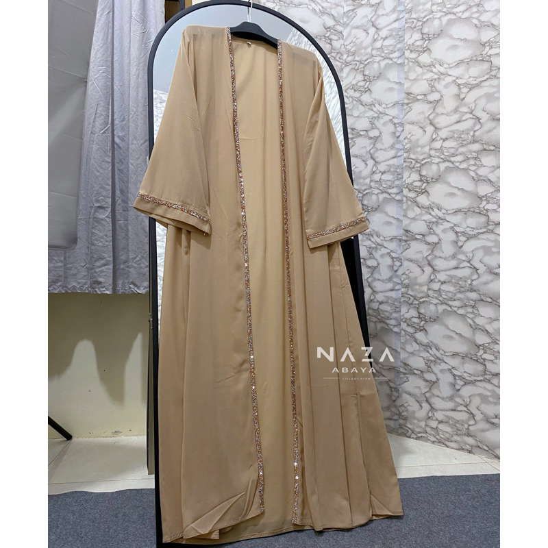 Jual AISYAH ABAYA OUTER || sudah satu set pashmina, inner dan outer ...