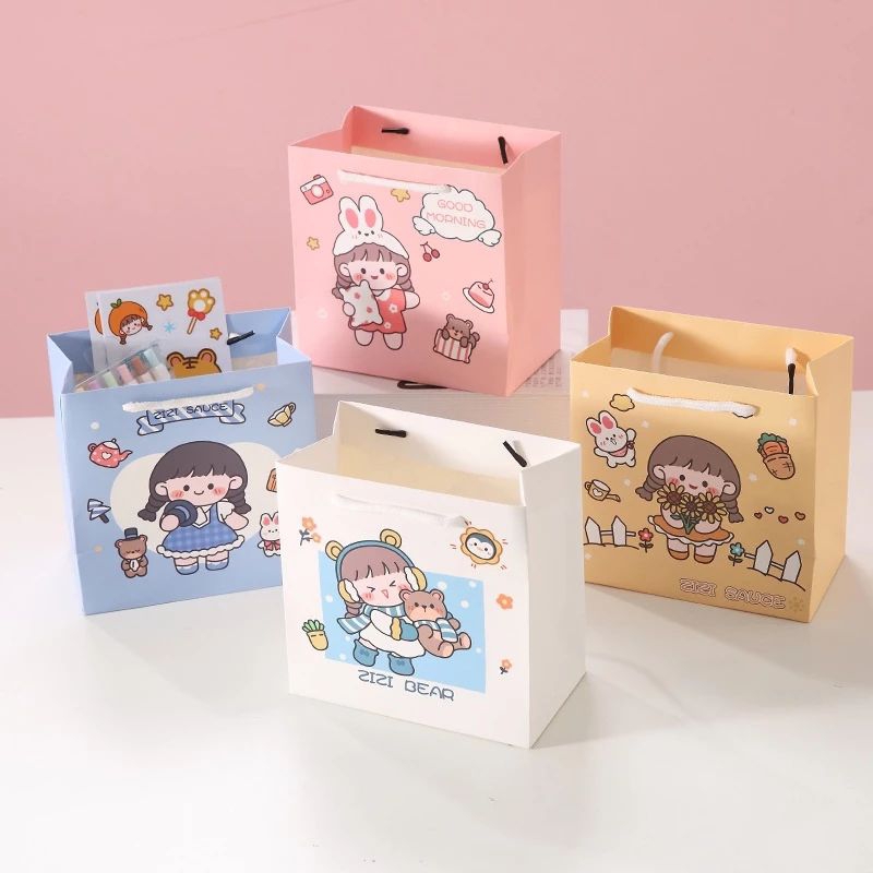 Jual Paper bag karakter lucu/aesthetic | Shopee Indonesia
