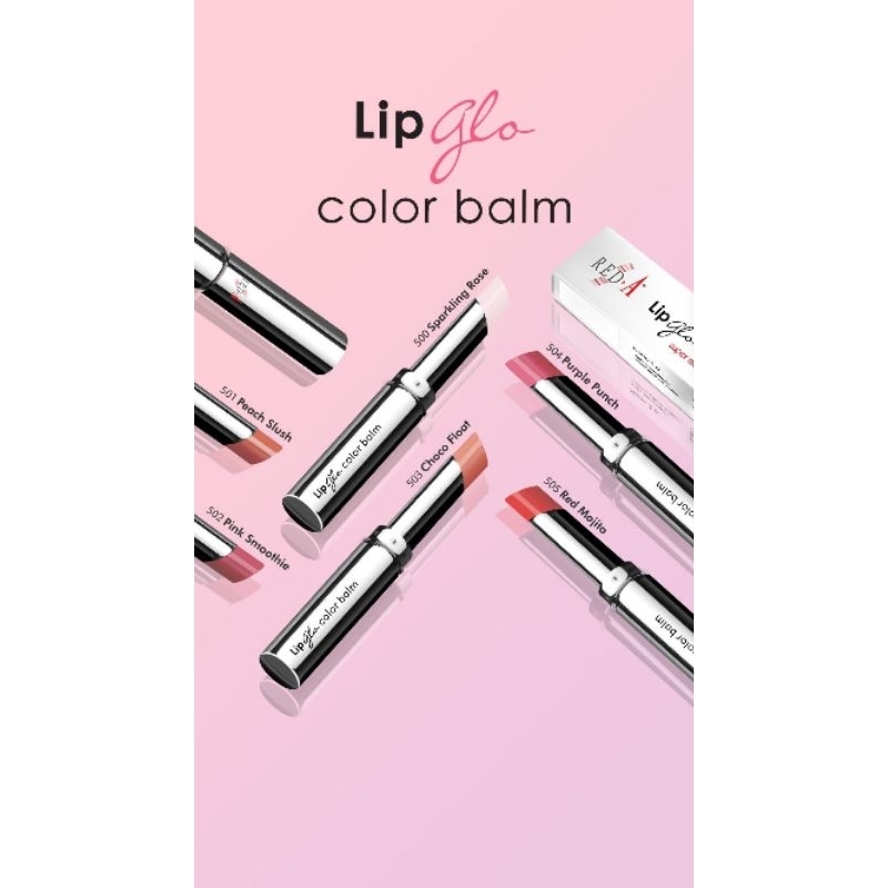 Jual Red-A Lip Glo Viva Color balm Shade terbaru murah original ...