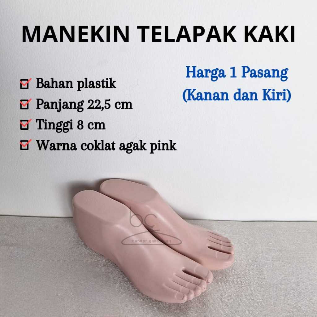 Jual Manekin Telapak Kaki Display Sandal Sepatu Wanita / Patung Telapak ...