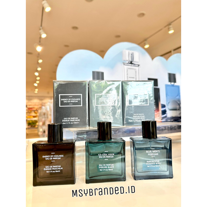 Jual MINISO MEN'S PERFUME EAU DE PARFUM ICE COOL FRESH VIGOR ENERGY OF ...