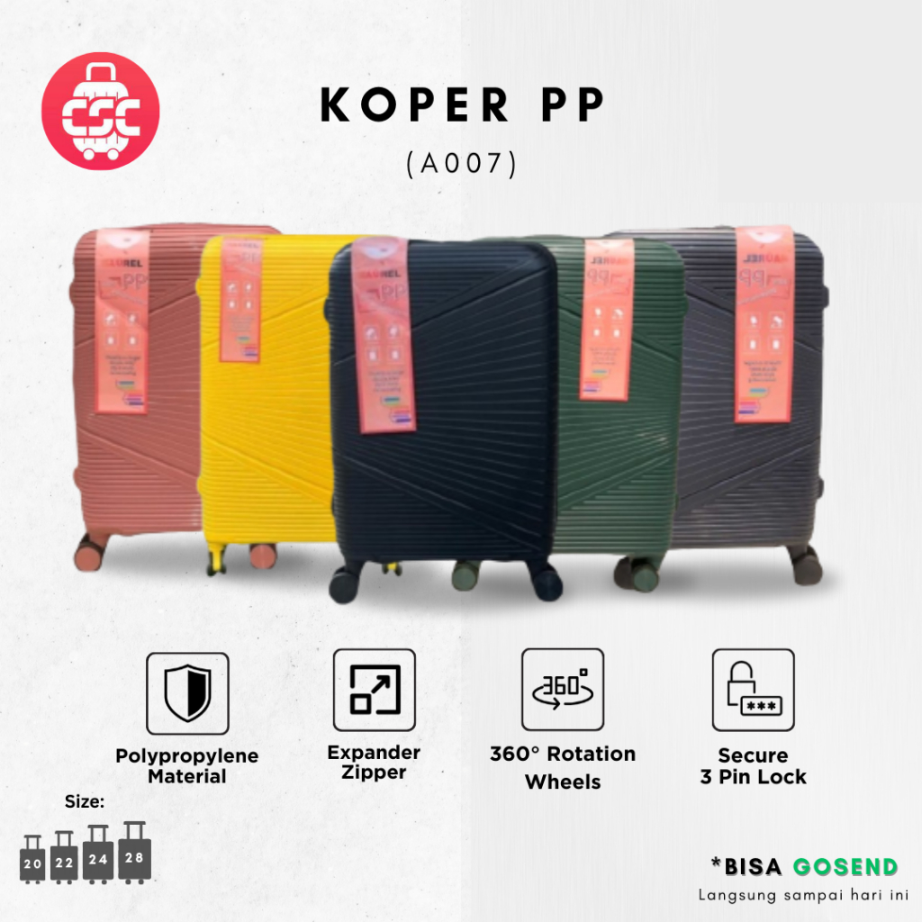 Jual (A007) Koper Sultan / Koper Cabin 20, 22, 24, 28 Inch Expanded ...