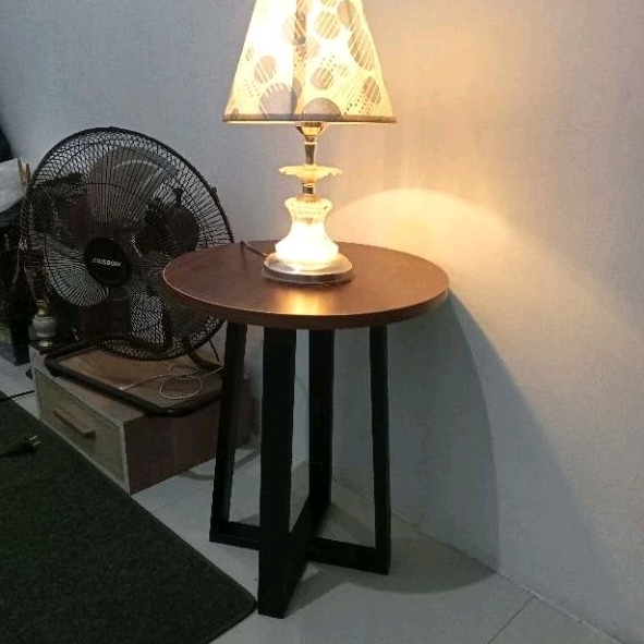 Jual Meja Bulat Minimalis Industrial Bahan Besi | Shopee Indonesia