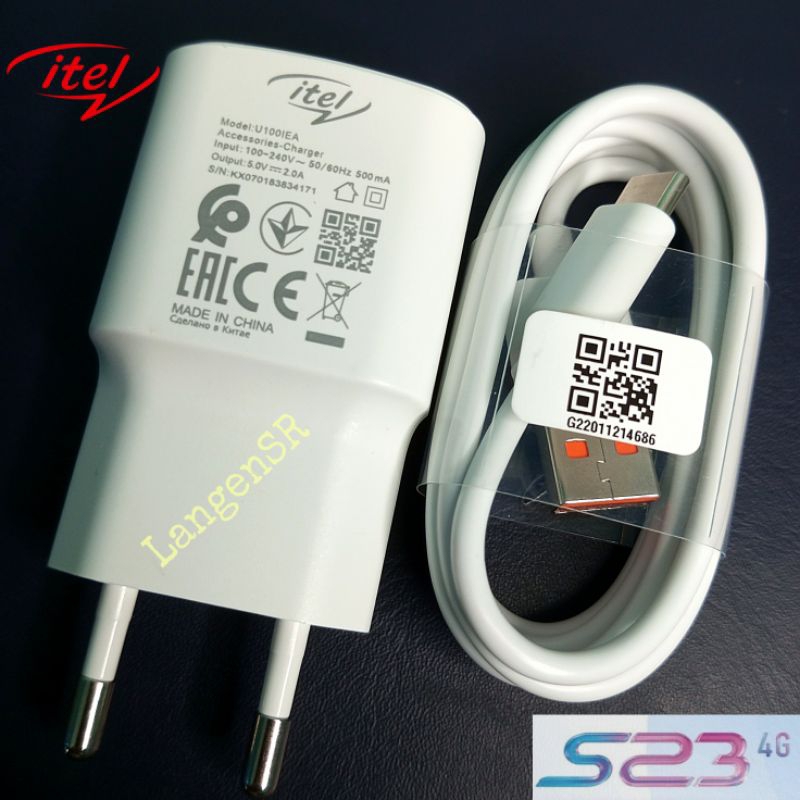 Jual Charger ITEL S23 Original Type C.Dijamin 100% Original | Shopee ...