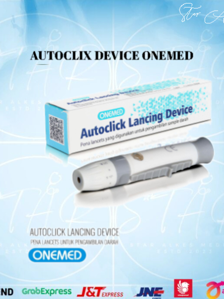 Jual Lancing device / Autoclix Device Onemed / Pen lancet Onemed ...