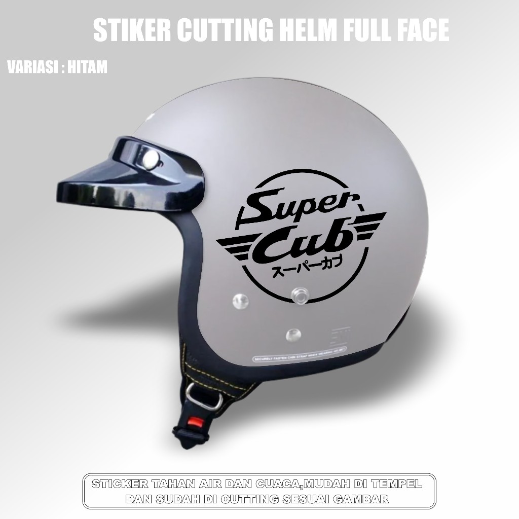 Jual Stiker Helm, Sticker helem Bogo 1 Set Variasi Super Cub | Shopee ...