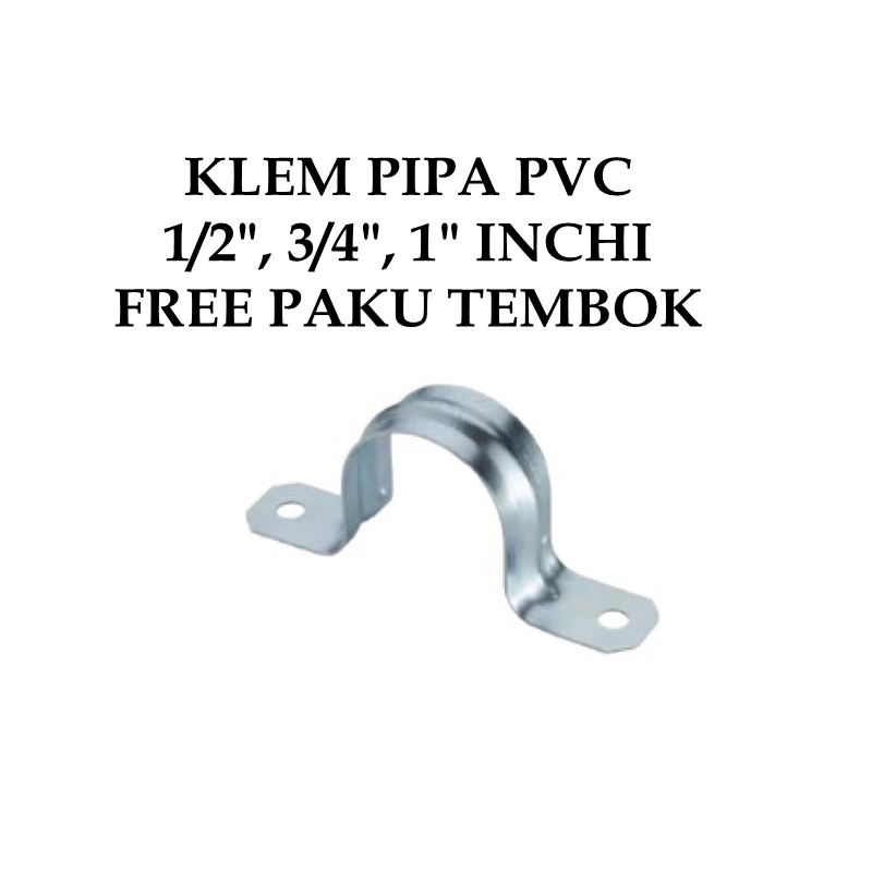 Jual KLEM PIPA PVC / SANGKUTAN PIPA HARGA PER PC | Shopee Indonesia