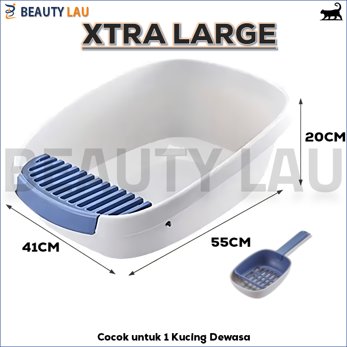 Jual CAT LITTER BOX KUCING JUMBO XXL BAK PASIR TOILET KUCING JUMBO ...