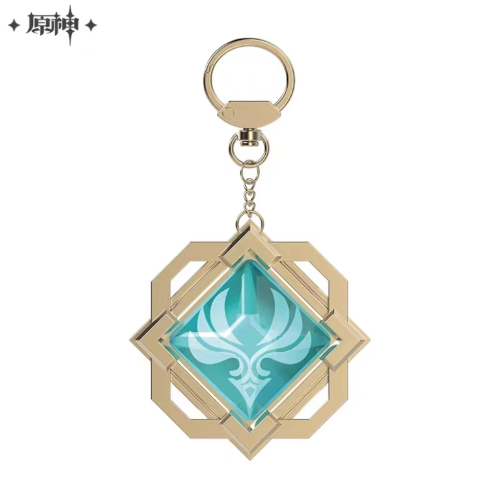 Jual [READY STOCK] official genshin vision pendant keychain genshin ...
