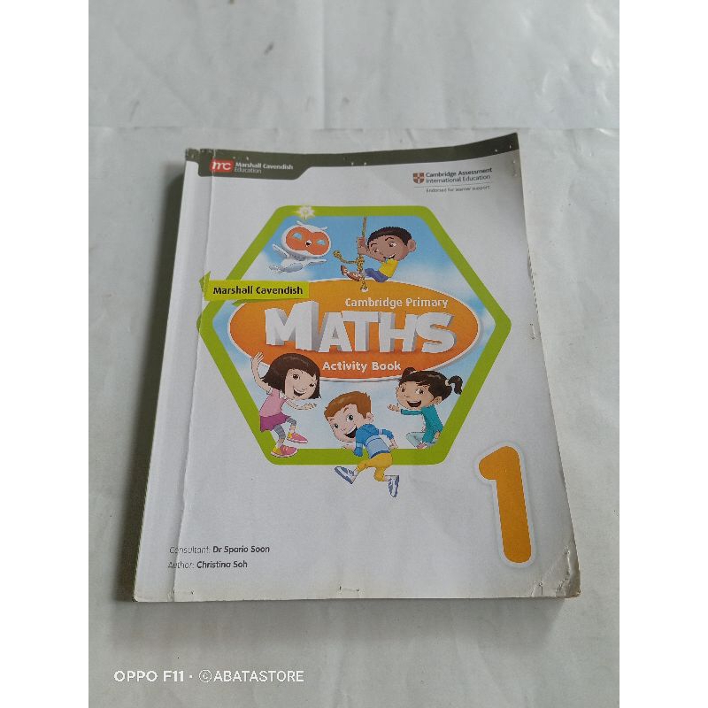 Jual BUKU CAMBRIDGE PRIMARY MATHS ACTIVITY BOOK 1 DR SPARIO SOON 2019 ...
