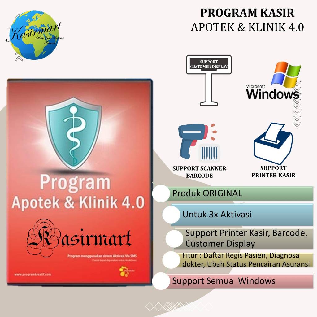 Jual Program Kasir Apotek dan Klinik 4.0 Aplikasi Kasir Apotek Klinik 4 ...