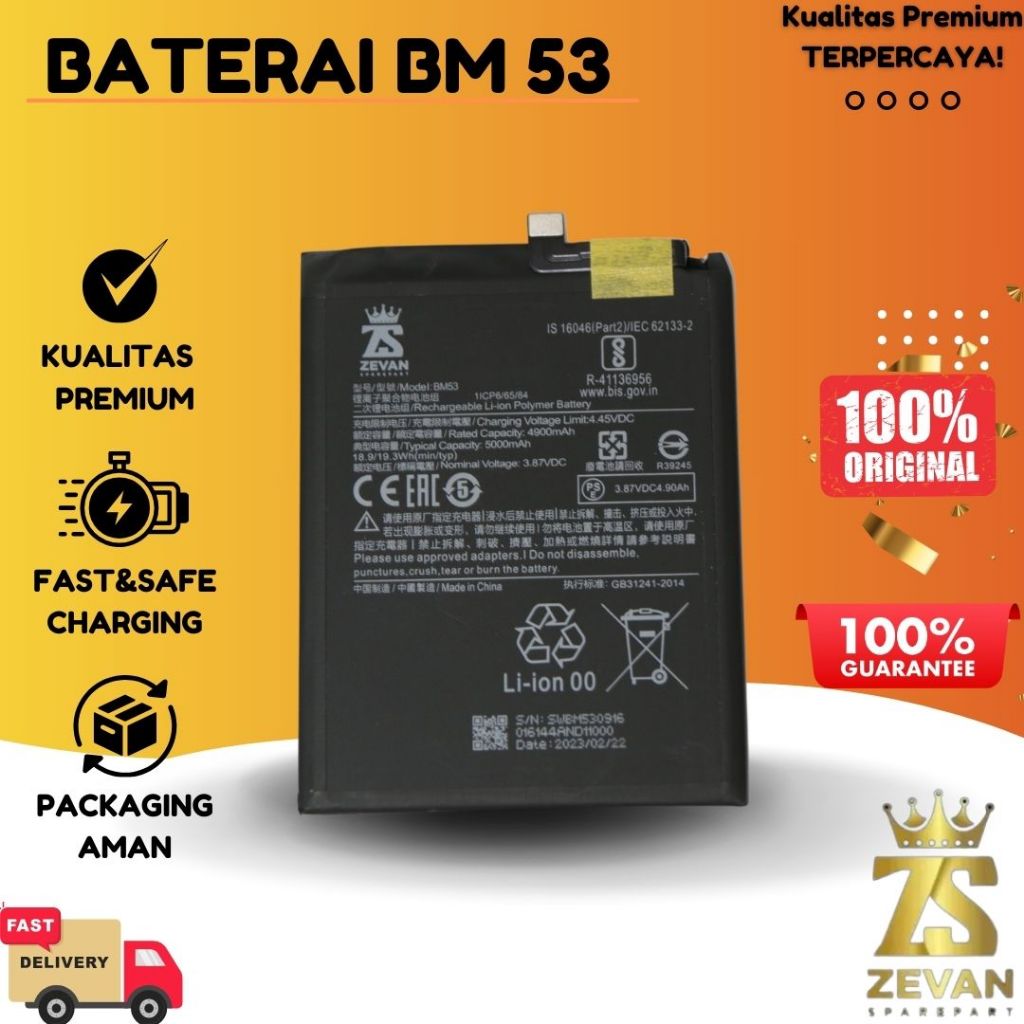 Jual BATTERY XIAOMI BM53 (MI 10T/10T PRO) | Shopee Indonesia
