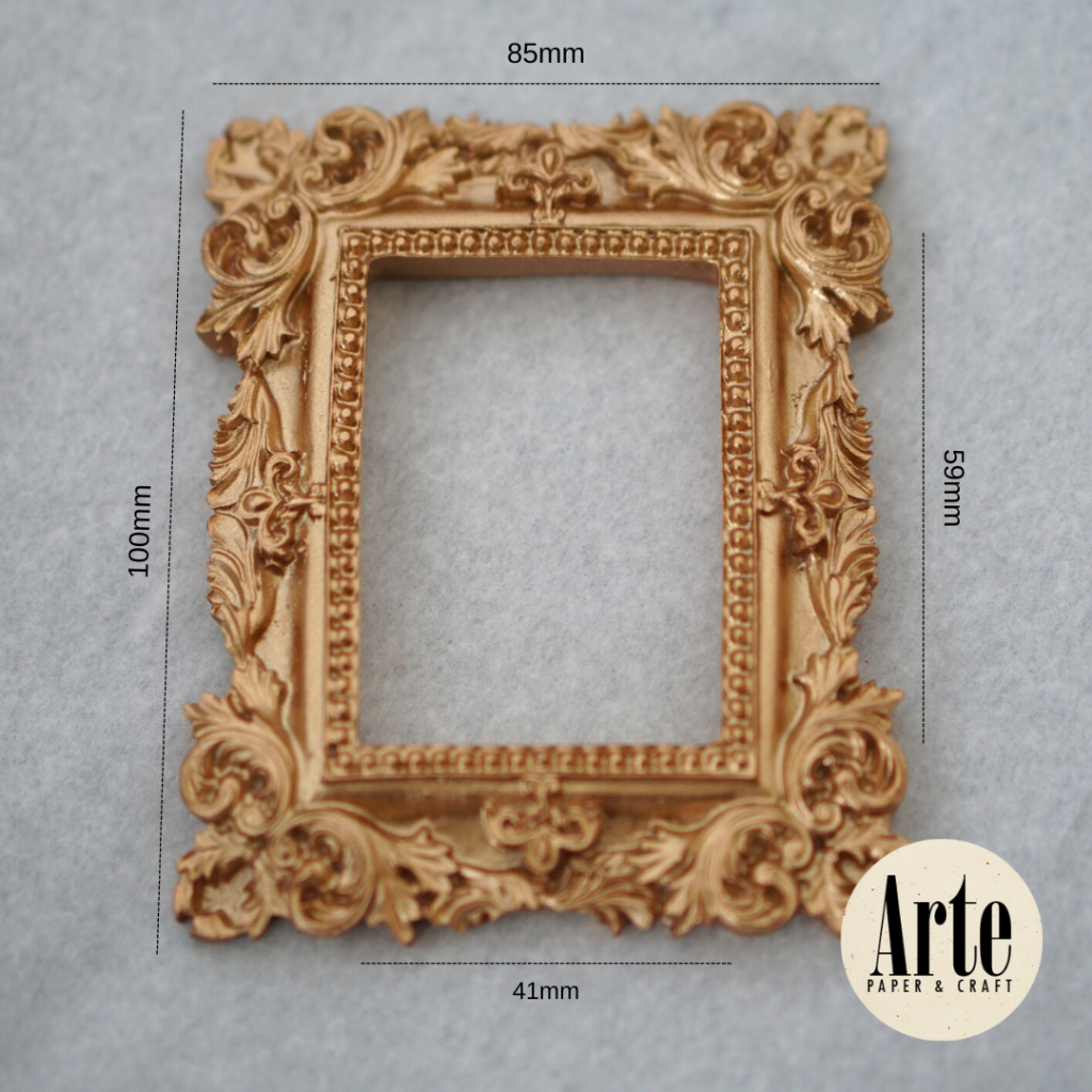 Jual Properti Foto Vintage Frame Gold Aesthetic Photo Prop Bingkai Emas ...