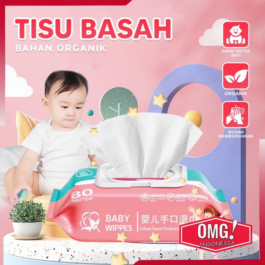 Jual Tissue Basah Bayi Newborn Ganti Popok Diapers Anak Baby Wet Wipes ...