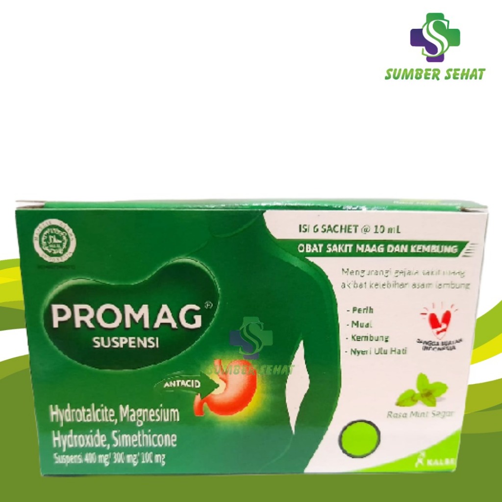 Jual PROMAG SUSPENSI 10 ML BOX 6 SACHET | Shopee Indonesia