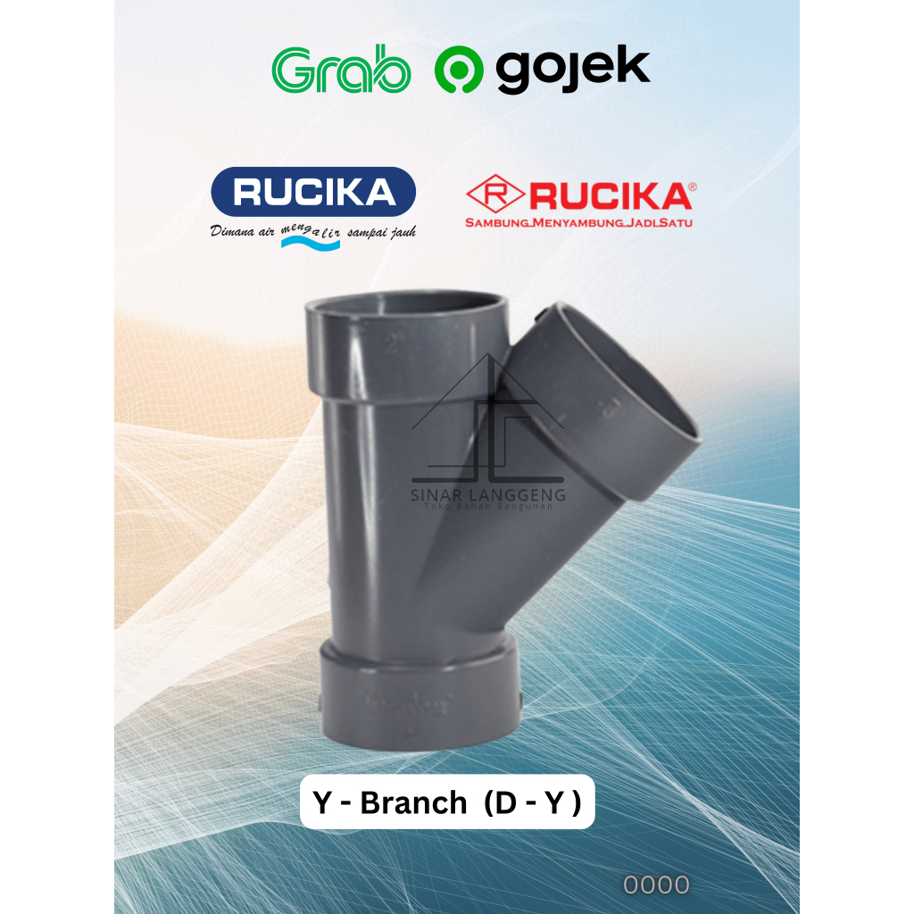 Jual Y BRANCH (D) PVC 21/2" RUCIKA, TEE Y 45 RCK 2 1/2 INCH | Shopee Indonesia