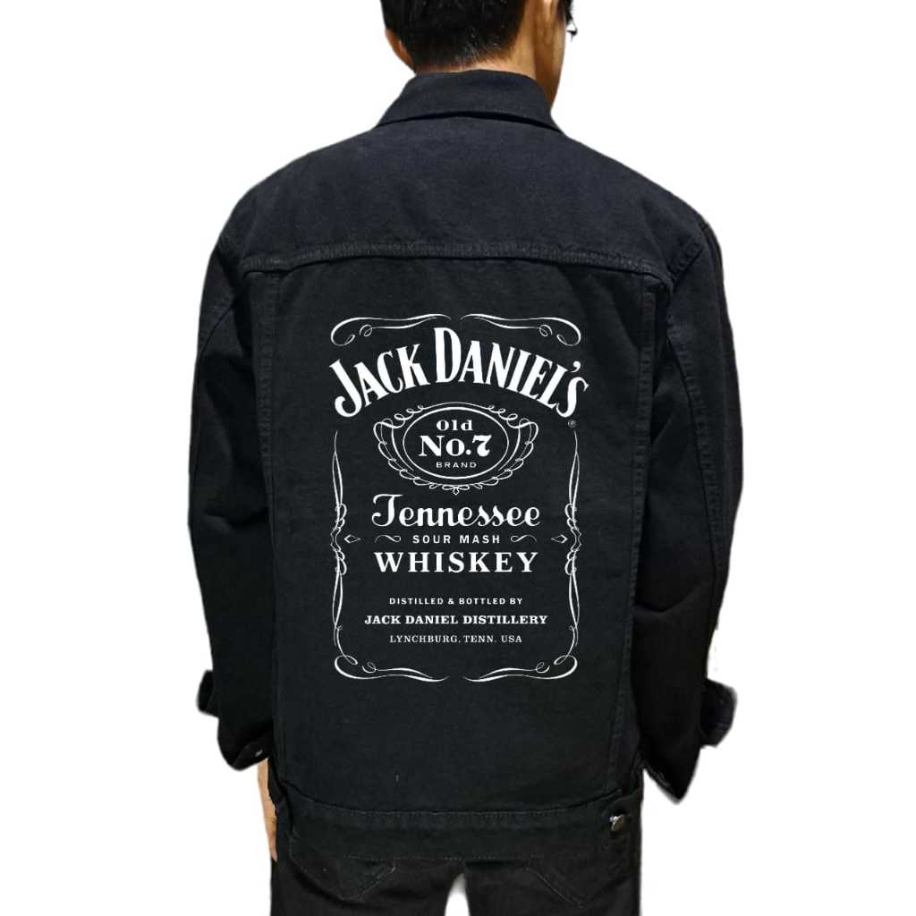 Jual Jaket Jeans Denim SABLON ( SPECIAL EDITION BLACK ) | Shopee Indonesia