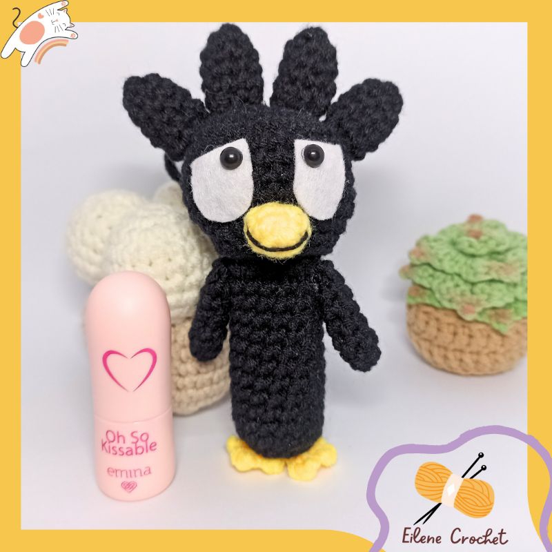 Jual lip pouch Badtz Maru rajut / lip holder crochet / Pod holder / Pod ...
