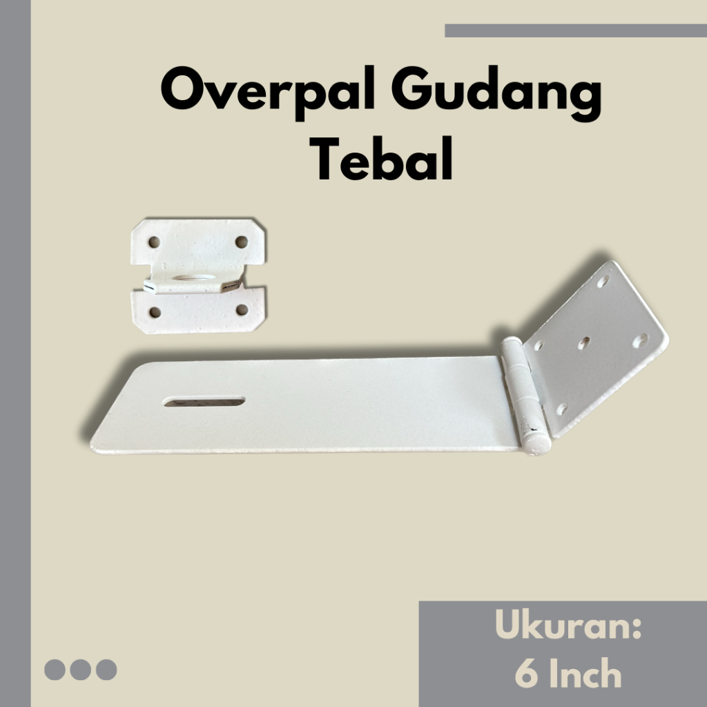 Jual Overpal Gudang Bahan Tebal Ukuran 6 Inch Putih | Shopee Indonesia