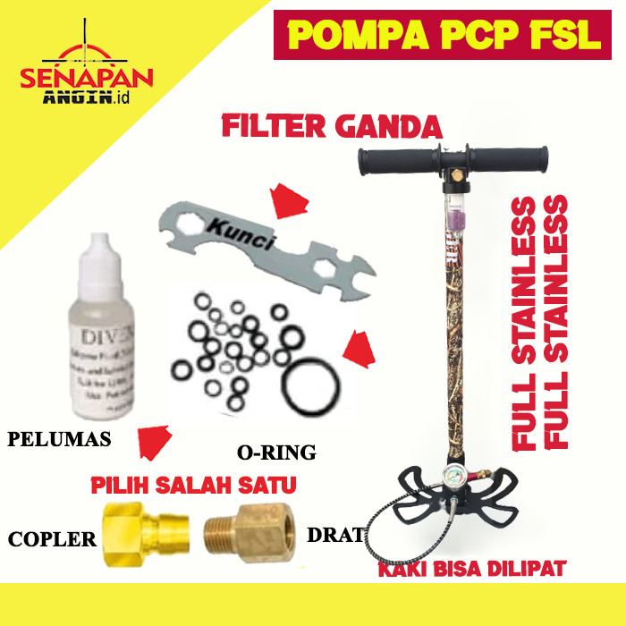 Jual POMPA PCP KING TIGER STAINLESS LIPAT POMPA PCP ORIGINAL BANYAK ...