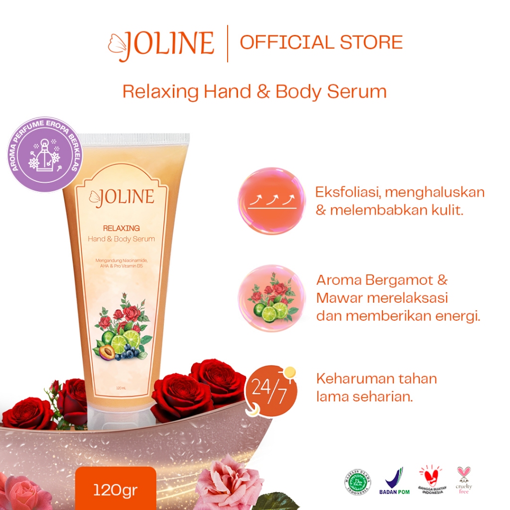 Jual JOLINE Relaxing Hand & Body Serum 120 gr | Shopee Indonesia