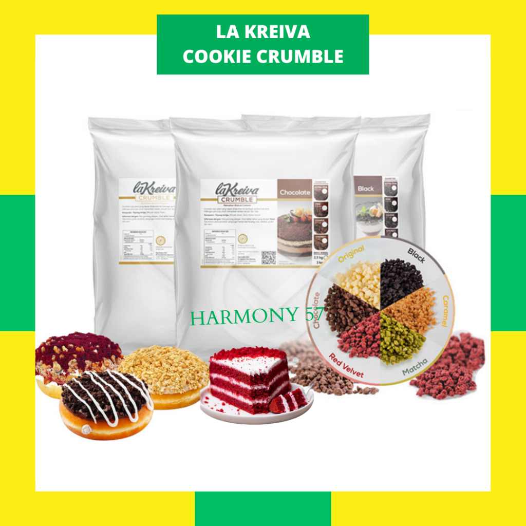 Jual COOKIE CRUMBLE LA KREIVA 100GR - TOPPING DONAT - TOPING PISANG ...