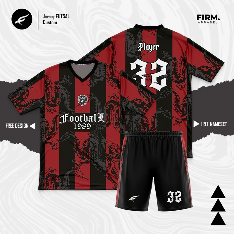 Jual JERSEY FUTSAL FULLPRINTING SUBLIME CUSTOM NAMA NOMOR LOGO DAN ...