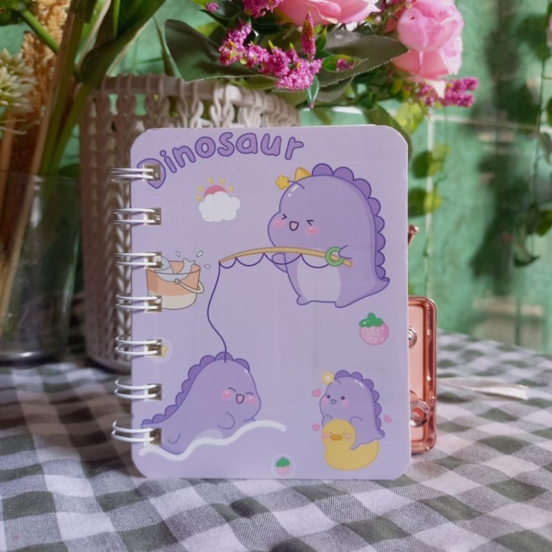 Jual Mini notebook ring A7 journaling cute aesthetic buku tulis diary ...