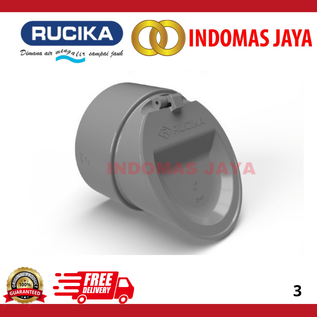 Jual BackFlow Valve 3 inch Rucika / Tutup Pipa Pembuangan Back Flow ...