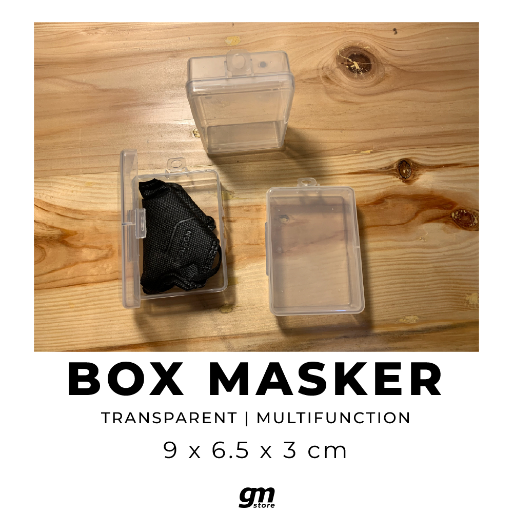Jual Box Masker Case Transparan - Kotak Container Boks Multifungsi ...